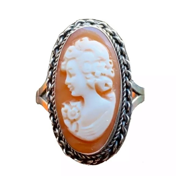 Jewelry | Sterling Cameo Ring Handmade In Italy | Poshmark